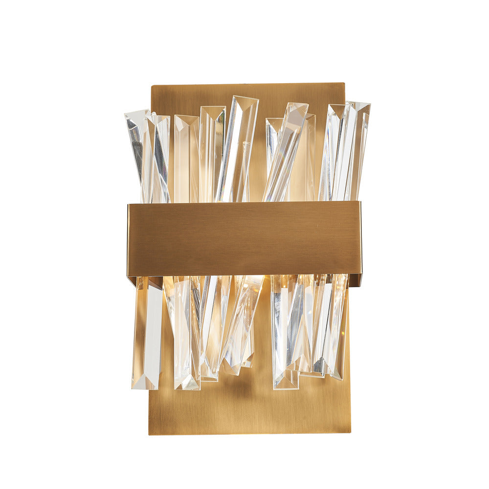 Avista Geo Vanity Wall Light Sconce Antique Brass -LED – Avista Lighting