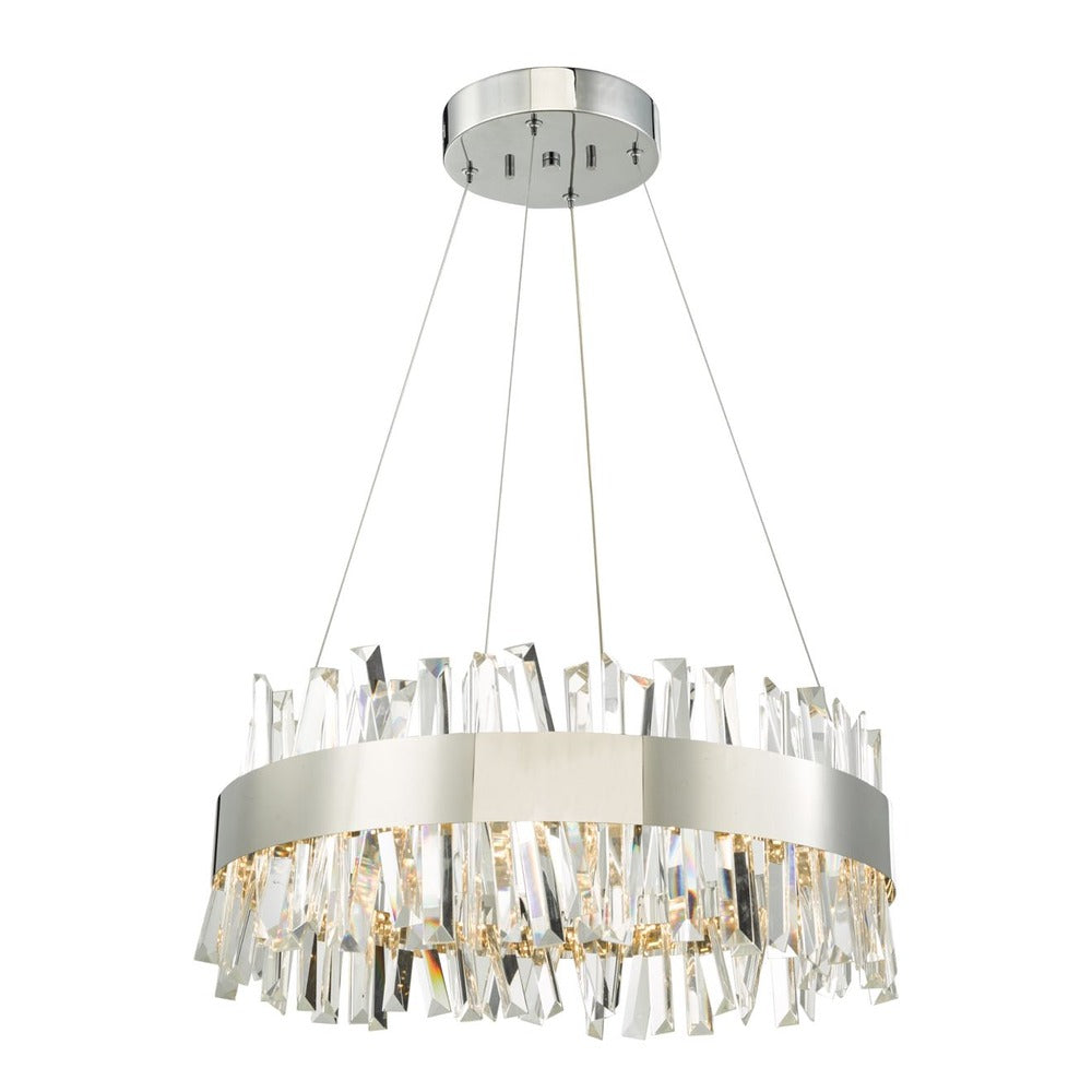 Avista Geo Chandelier 20" Chrome-LED – Avista Lighting